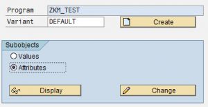 Dynamic variant of a ABAP Program – A4prog