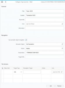 SAP Fiori Launchpad – call classic transactions with WebGUI – A4prog